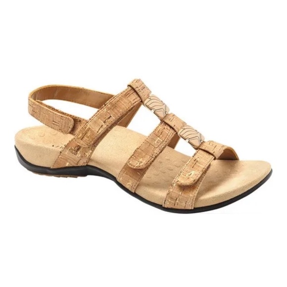 Vionic | Shoes | Vionic Amber Tan Cork Sandals With Straps | Poshmark